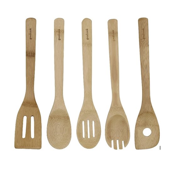 good cook | Kitchen | Nwt Good Cook 5piece Bamboo Utensil Set | Poshmark